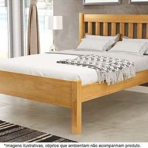 Cama Casal em Madeira Maciça 1,60 Rapido Alice - Straub Web